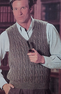 Ravelry: Classic Cabled Vest pattern by Workbasket Magazine
