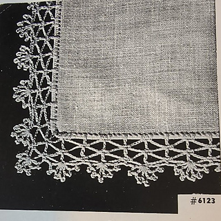 Ravelry: Handkerchief Edging #6123 pattern by American Thread Company