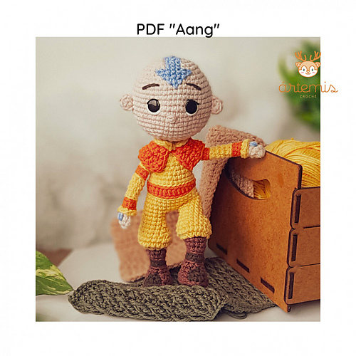 Ravelry: Aang from Avatar pattern by Aila Dias