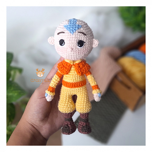 Ravelry: Aang from Avatar pattern by Aila Dias