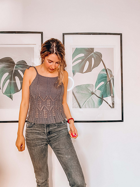 Ravelry: Maria Luisa Top pattern by Graphic Knits - Hailey Hodge