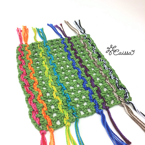 Ravelry: Tasseled Mug Rug pattern by Caissa McClinton