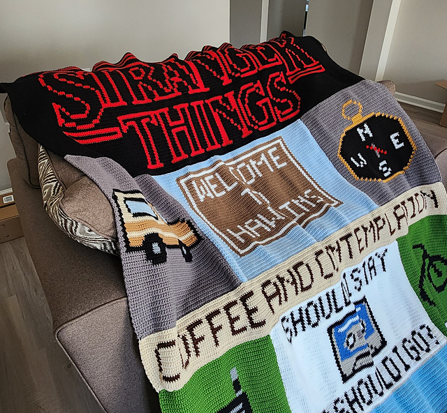 Ravelry: Stranger Things Graphghan pattern by Ash Christine