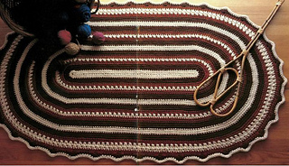 Ravelry: Oval Rug Always Underfoot pattern by Donna Piglowski