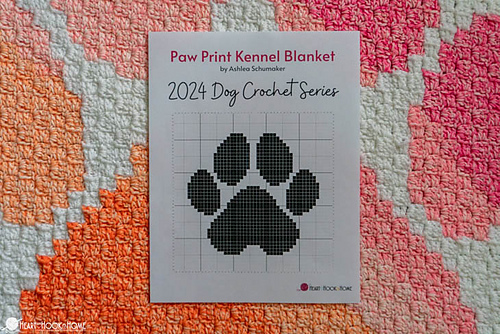 Ravelry: Paw Print Kennel Blanket pattern by Ashlea Schumaker