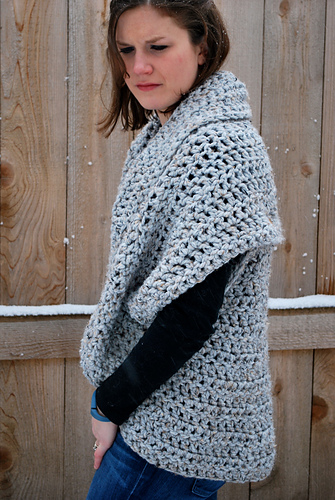 Ravelry: Oversized Cowl Cardigan pattern by Ashley Lillis