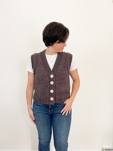 Ravelry: Wildwood Sweater Vest pattern by Ashley Lillis