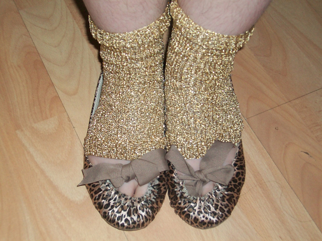 Ravelry: Gold Peep Toe Socks pattern by Bronwyn Lowenthal