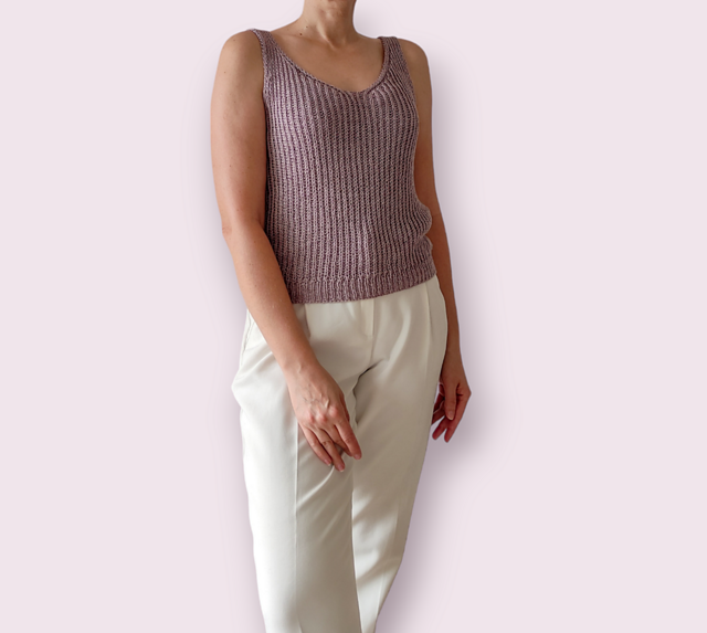 Ravelry: Elegant Tap Top pattern by Asta MO knitwear designs