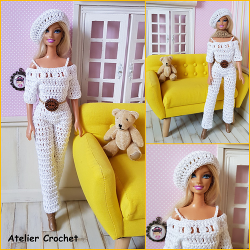Ravelry: Barbie is Agathe pattern by Odile Larranda