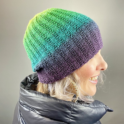 Ravelry: Broken Rib Beanie (#370) pattern by Atelier Yarns