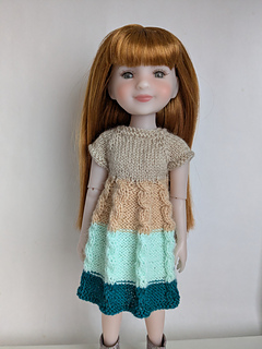 Ravelry: Lilac Lane Dress for Ruby Red pattern by Knitted Lily