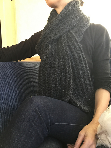 Ravelry: Easiest Farrow Rib Scarf pattern by Diana Troldahl