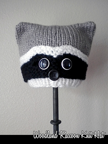 Ravelry: Woodland Animals Knit Hats pattern by Aunt Janet's Designs