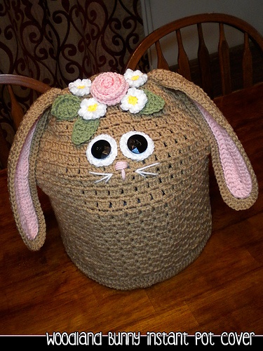 Ravelry: Bunny Instant Pot Cover pattern by Aunt Janet's Designs