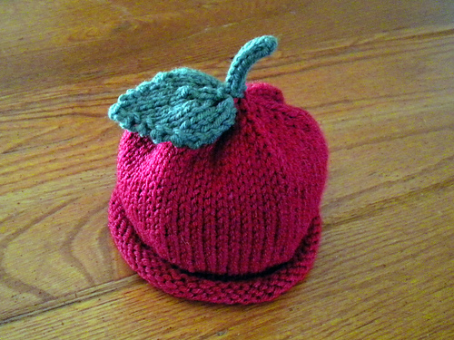 Ravelry: Perfect Apple Hat pattern by Aunt Janet's Designs