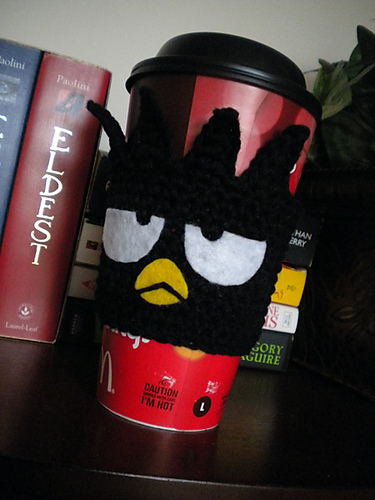 Ravelry: Badtz Maru Coffee Cozy pattern by Aunt Janet's Designs