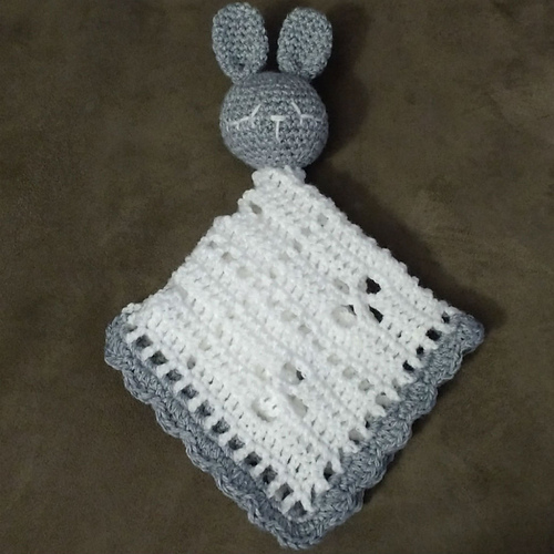 Ravelry: Bunny Security Blanket Lovey pattern by Andrea Farris