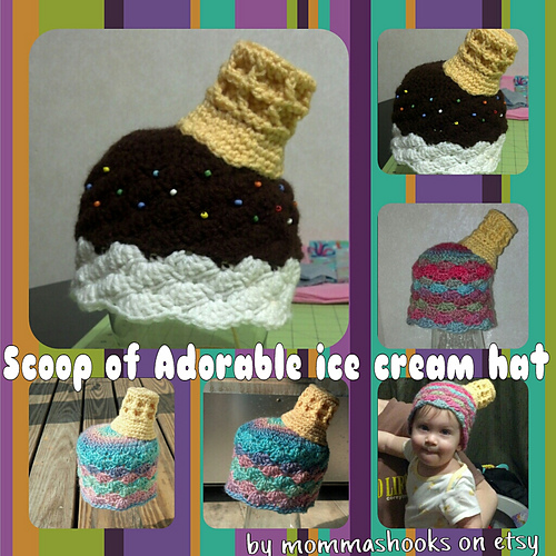 Ravelry: ice cream scoop hat pattern by autumn hegler