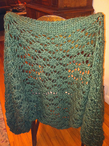 Ravelry: Big Lace Shrug pattern by karinknits designs