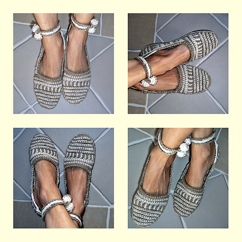 Ravelry: Happy Scrap Adult Slippers pattern by Sophie and Me-Ingunn Santini
