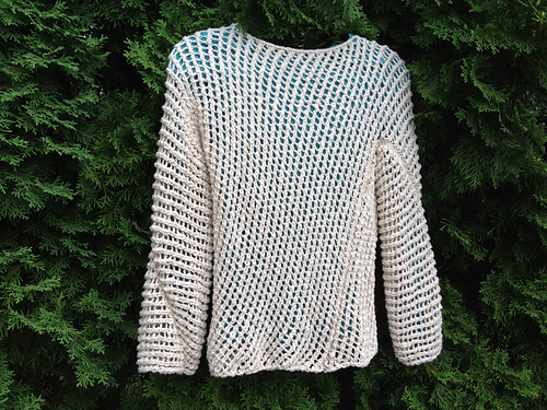 Ravelry: Diagonal Mesh Pullover pattern by Lion Brand Yarn