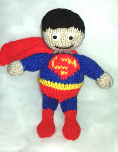 Ravelry: superhero, batman and superman toy pattern by ayrshire knits