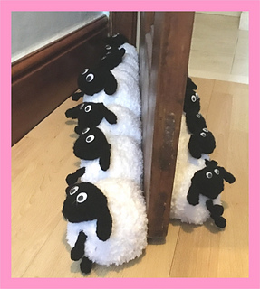 Ravelry: Flock of Sheep, draught excluders 2 sizes pattern by ayrshire ...