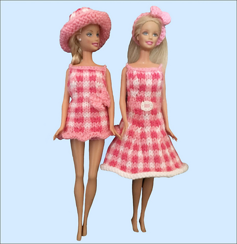 Ravelry: Barbie gingham dresses pattern by ayrshire knits