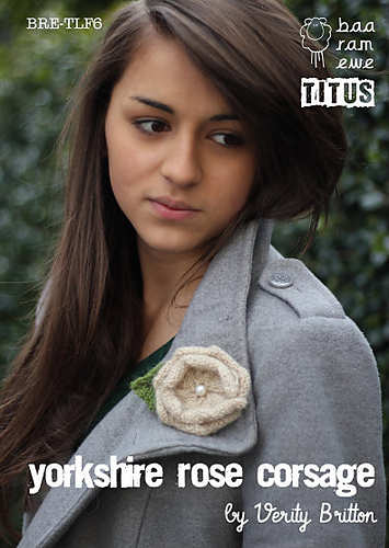 Ravelry: Yorkshire Rose Corsage (4ply) pattern by Baa Ram Ewe Patterns