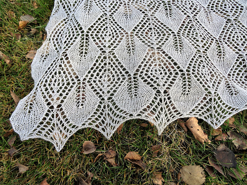 Ravelry: Fragile Mantling Shawl pattern by Jolanta Zwierzchowska