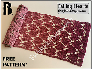 Ravelry: Falling Hearts pattern by Babybuck Designs