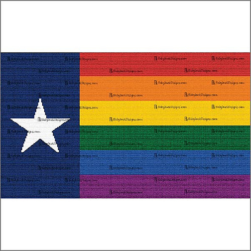 Ravelry: LGBTQ+ Texas Pride Flag pattern by Beth Taylor
