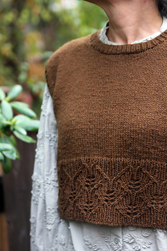 Ravelry: Cherry Rumble Vest pattern by Thea Colman
