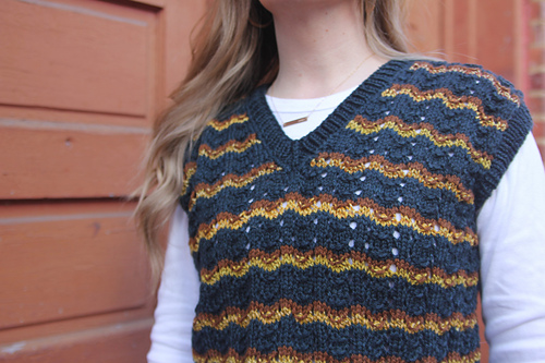 Ravelry: Harvey Wallbanger Vest pattern by Thea Colman