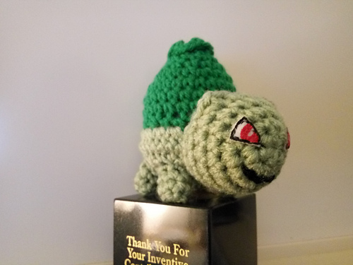 Ravelry: Tiny Bulbasaur pattern by Nichole's Nerdy Knots