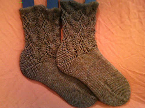 Ravelry: Willow Sock pattern by Janine Le Cras