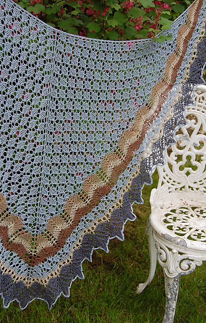 Ravelry: barjolaine's Icelandic Modern Lace Shawl