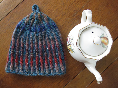 Ravelry: Corrugated Tea Cosy pattern by Cosette Cornelius-Bates