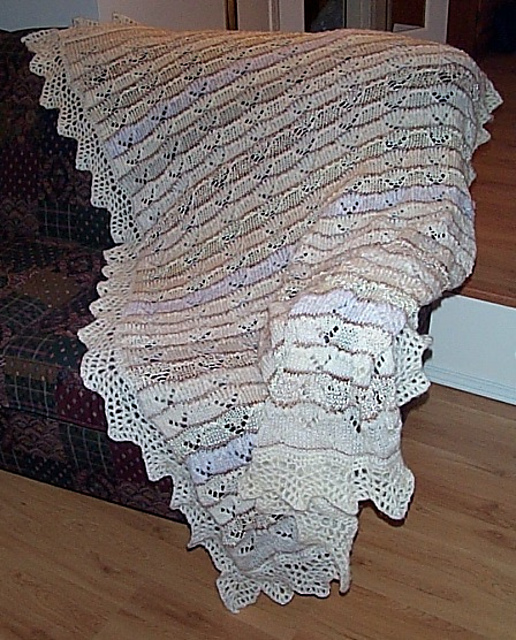 Ravelry: Machine Knit Chunky Throw pattern by Roni Knutson