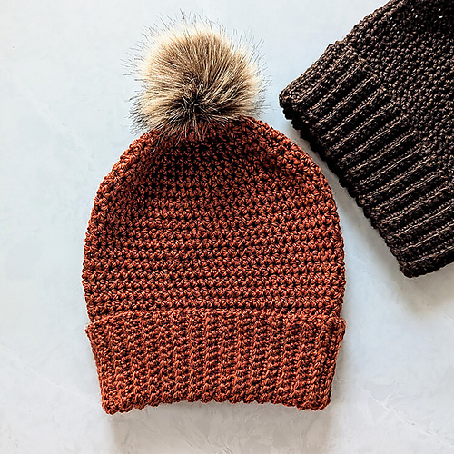 Ravelry: Easy Double Brim Beanie pattern by Tiffany Griffin