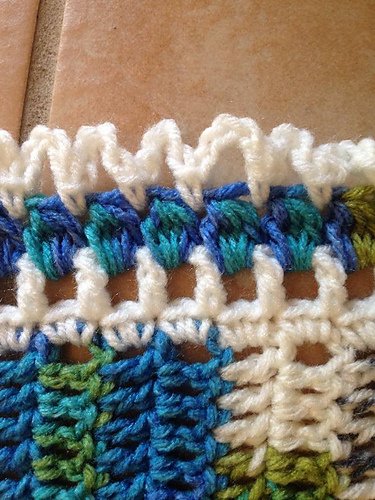 Ravelry: Peruvian Baby Blanket pattern by Brooke Olson