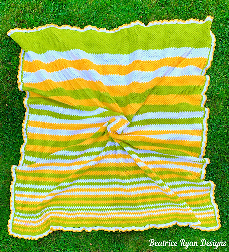 Ravelry: Easy Summer Stripes Afghan pattern by Elena Hunt