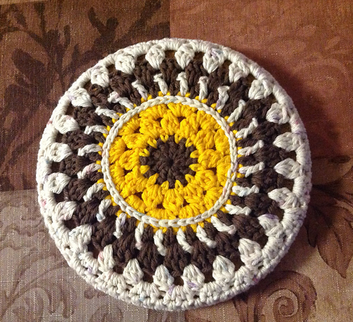 Ravelry: Mandala Style Trivet Cover pattern by Kajsa Hubinette