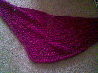 Ravelry: Splendid Triangle Shawl (Small) pattern by Lion Brand Yarn