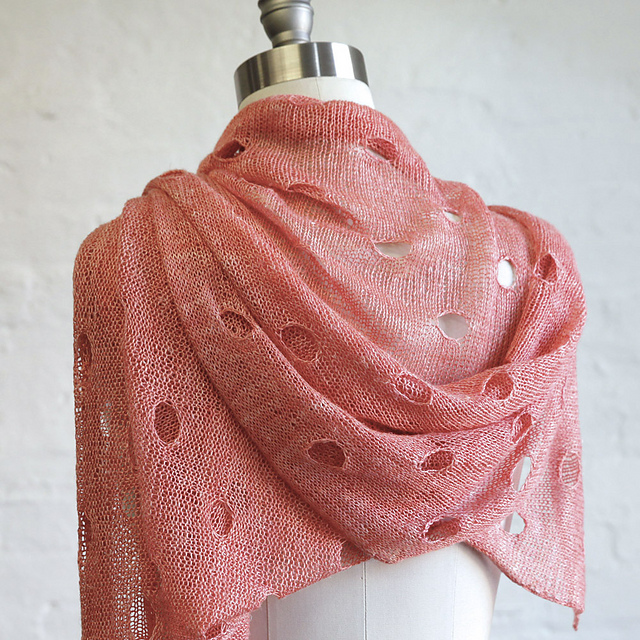 Ravelry: beehivewoolshop's Holey Square Shawl