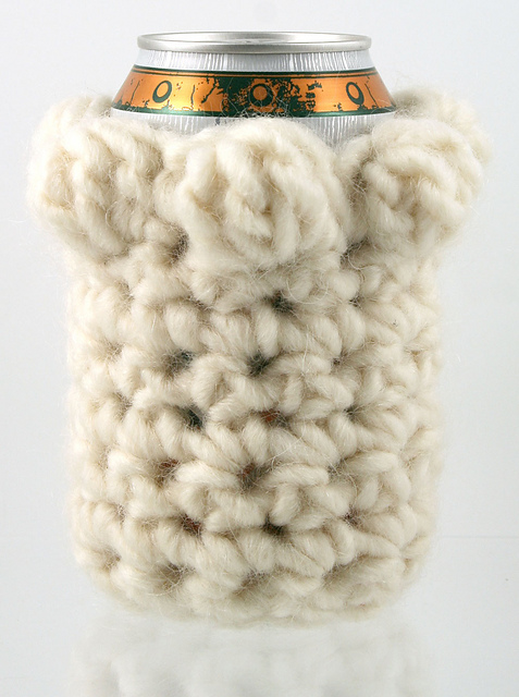 Ravelry: Bubbles Can Bottle Cozy pattern by Bees Knees Knitting