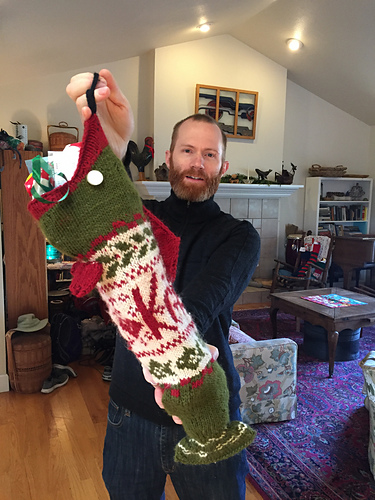 Ravelry: Merry Chris-Fish Christmas Stocking pattern by Linda Taylor