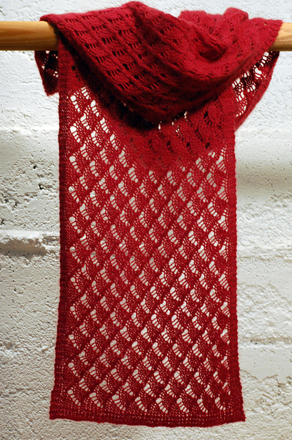 Ravelry: Milanese Lace Scarf pattern by Beedle Hinely