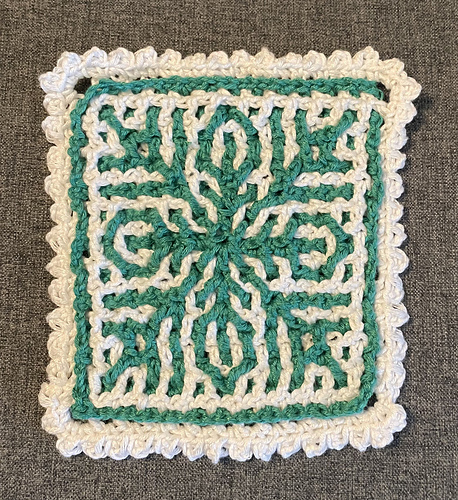 Ravelry: Interlocking Snowflake Coaster pattern by Kathryn A. Clark